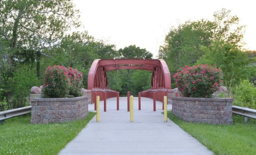 Old Red Bridge: Love Locks In Kansas City, Missouri