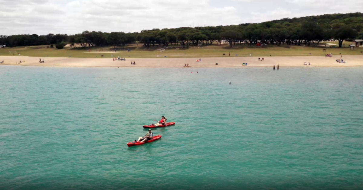 Best Inland Beaches In Texas: Comal Park In Canyon Lake