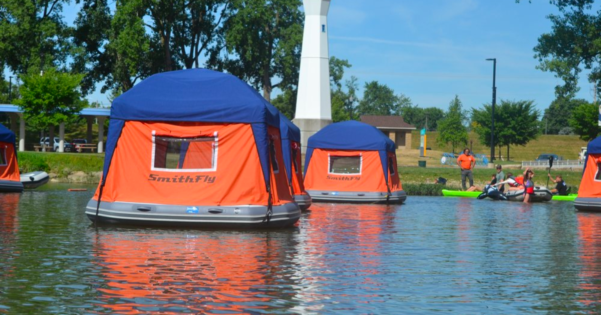 These Floating Tents In Ohio Offer An Unforgettable Getaway