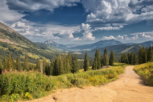 Kebler Pass In Colorado Is A Scenic Drive Near Crested Butte