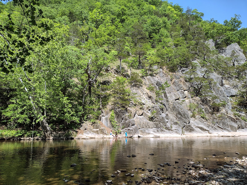 The Hidden Swimming Hole Near Seneca Rocks In West Virginia