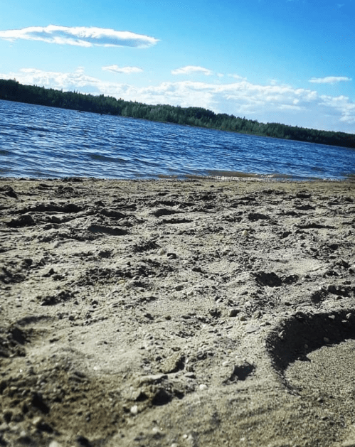 Inland Beach In Alaska: Chena Lake