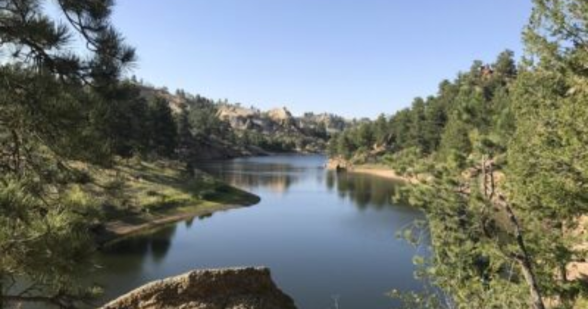 Hike To Hidden Falls In Curt Gowdy State Park In Wyoming
