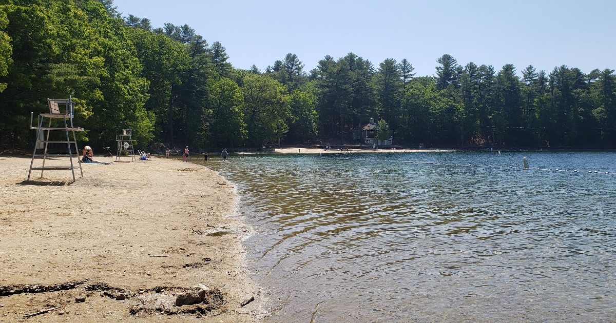 The One Pristine Inland Beach In Massachusetts That Will Make You Swear ...