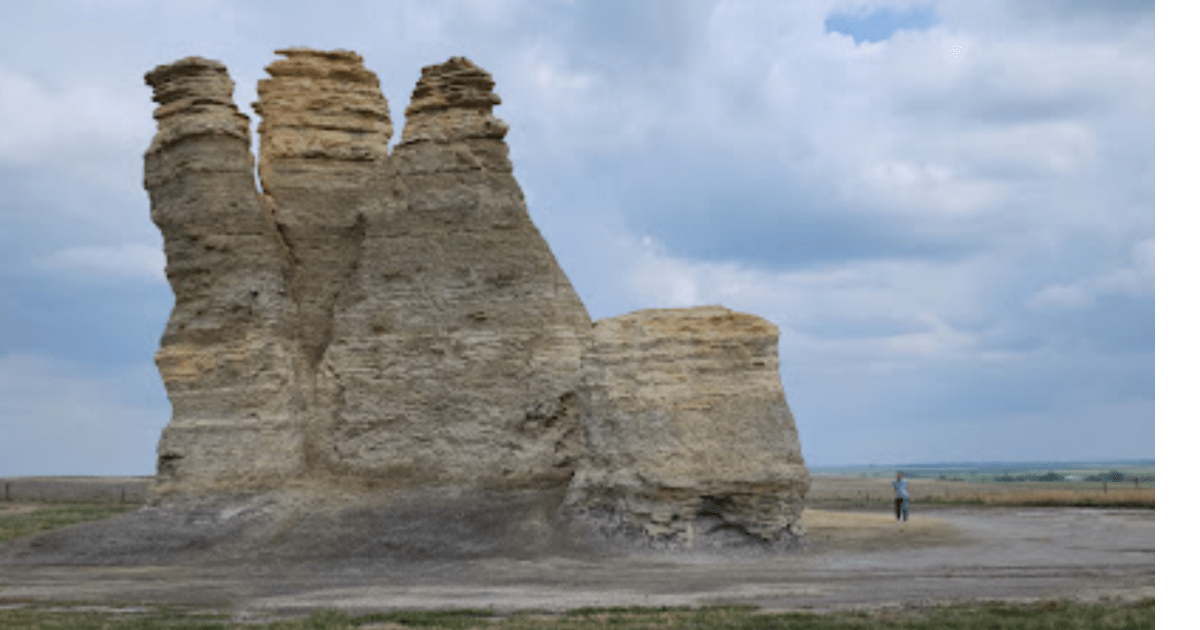 Castle Rock In Kansas Is A Hidden Rock Formation Near Collyer