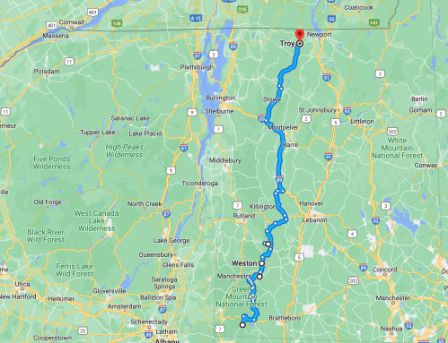 This Scenic Drive in Vermont Goes By The Small Town Of Weston