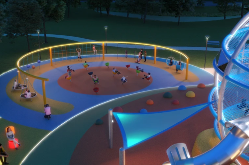 Glow-In-The-Dark Playground In Texas Opening In Farmers Branch