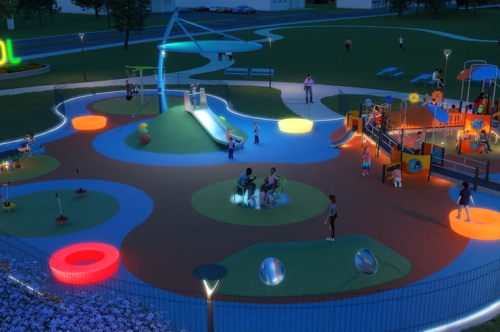 Glow-In-The-Dark Playground In Texas Opening In Farmers Branch