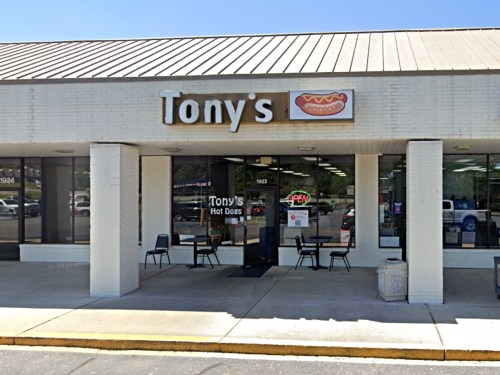 Best Hot Dogs In Alabama: Tony's Hot Dogs