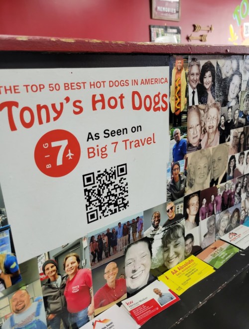 Best Hot Dogs In Alabama: Tony's Hot Dogs
