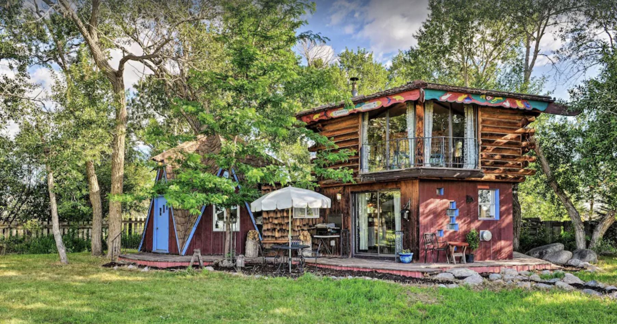Stay Overnight At This Quirky, Unconventional Cabin In Wyoming
