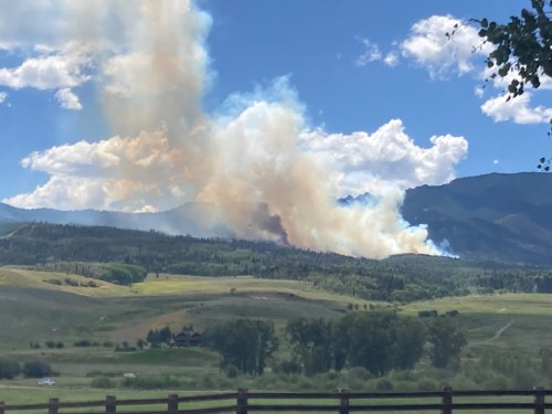 Lowline Fire In Gunnison County, Colorado Spreading Rapidly