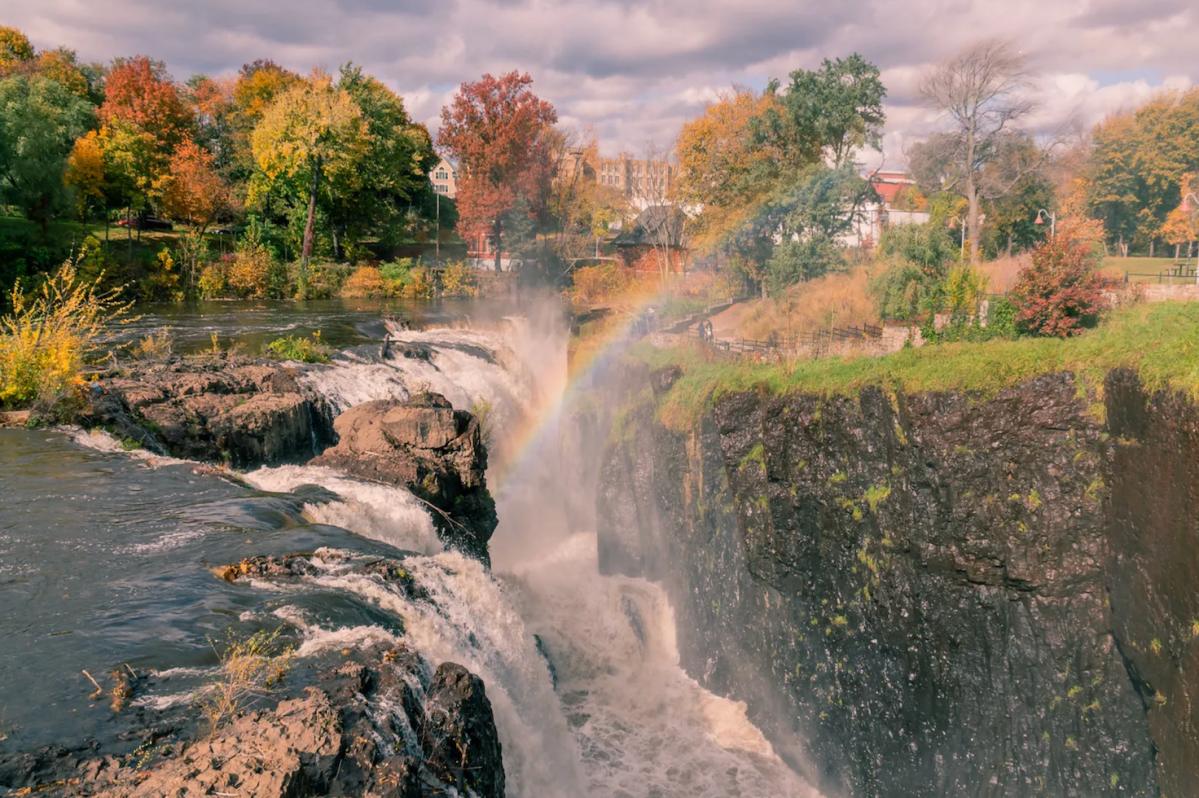 The Great Falls in New Jersey Are a Perfect Spot for Fall Views