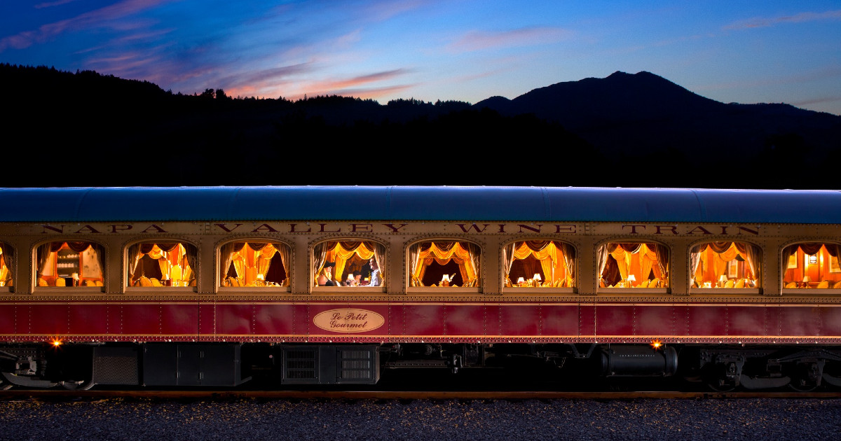 This Wine Train In Northern California Puts A New Spin On Afternoon Tea ...