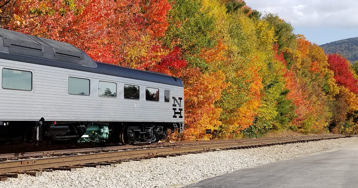 All Aboard The Hobo Railroad For A NH Foliage Train Ride