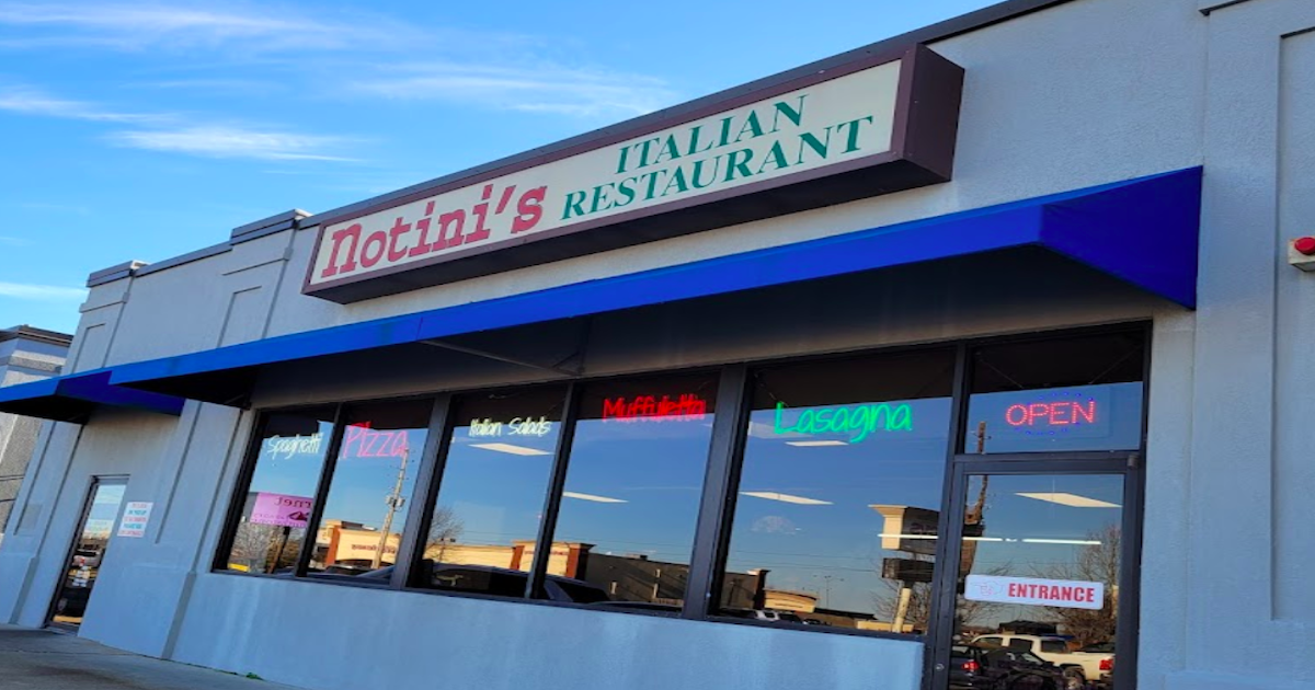 Notini's: Best Italian Restaurant In Bossier City, Louisiana