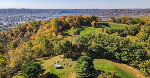 Autumn At Grand Vue Park In Moundsville, West Virginia
