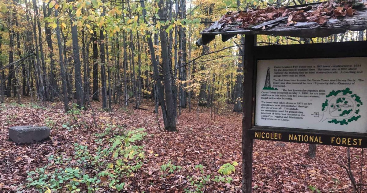 Carter Fire Tower Trail Is In A Beautiful Wisconsin Forest