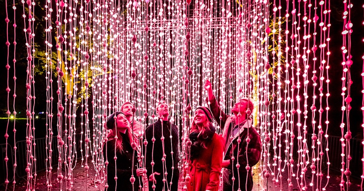 Art Meets Nature During This Light Festival In Los Angeles