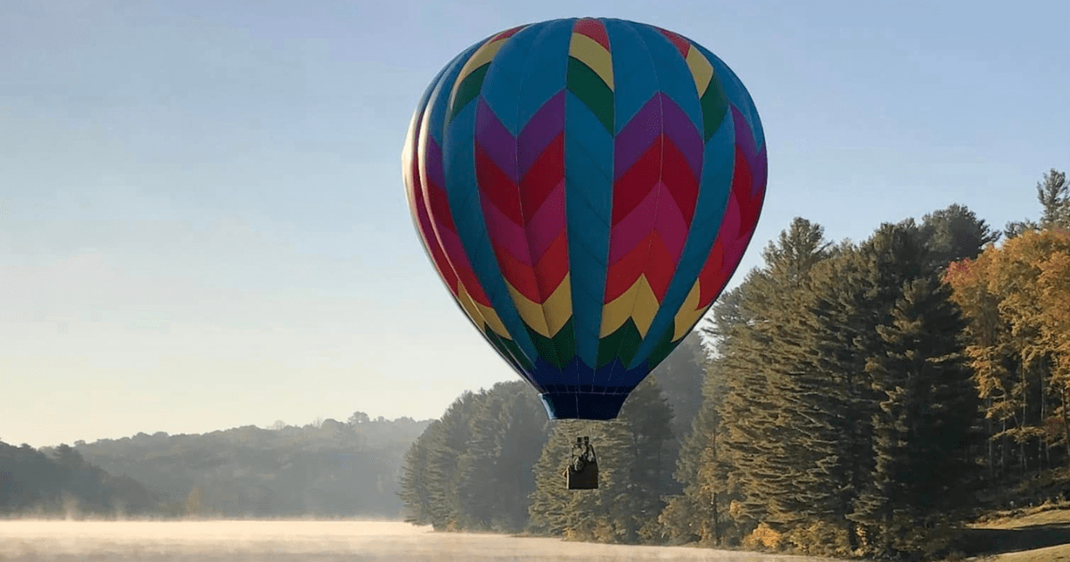 Berkshire Balloons: Fall Hot Air Balloon Ride In Connecticut