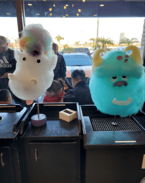 Polar Playground Spins Cotton Candy Art In Huntington Beach, CA