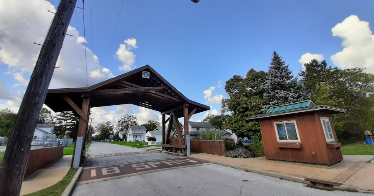 Visit The World's Smallest Covered Bridge In Small-Town Ohio