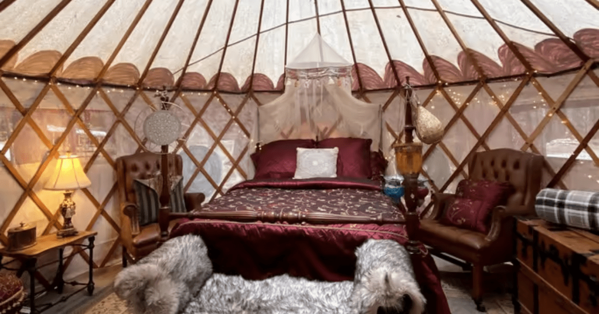 Yurt In Eatonton, GA: Perfect Couple's Getaway For Winter