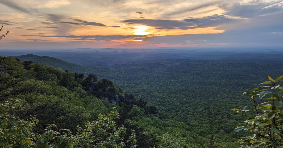 McDill Point Via Pinhoti: Best Hike Near Cheaha Mountain, AL