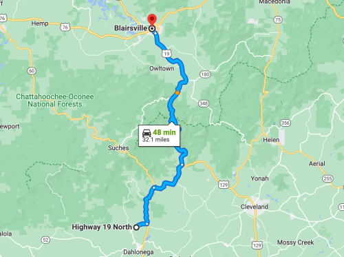 Highway 19 North: Scenic Drive In Georgia