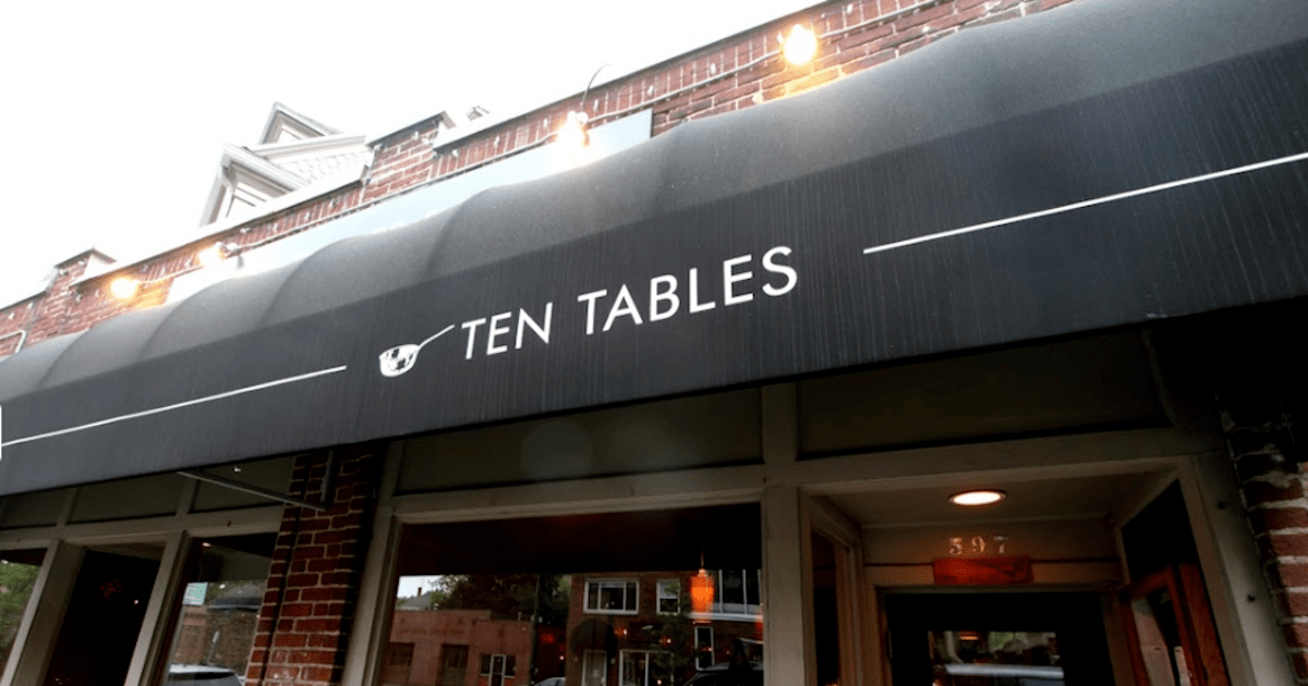Ten Tables: Tiny Restaurant In Jamaica Plain, Massachusetts