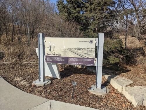 Kenefick Park Trail: A Path In Nebraska That Leads To Locomotives