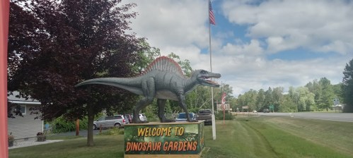 See Dinosaurs In Michigan At This Small Town Park