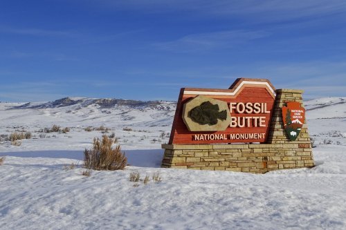 Fossil Butte National Monument In WY Is Gorgeous In Winter
