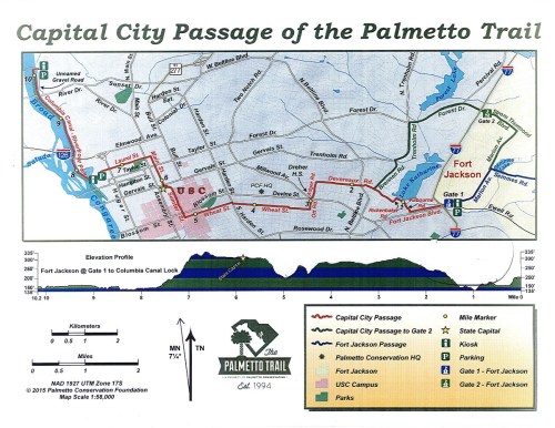 The Palmetto Trail In South Carolina: The Capital City Passage