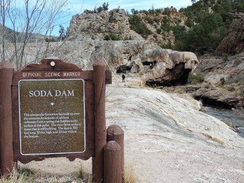 Jemez Soda Dam In Winter: Natural Wonder In New Mexico