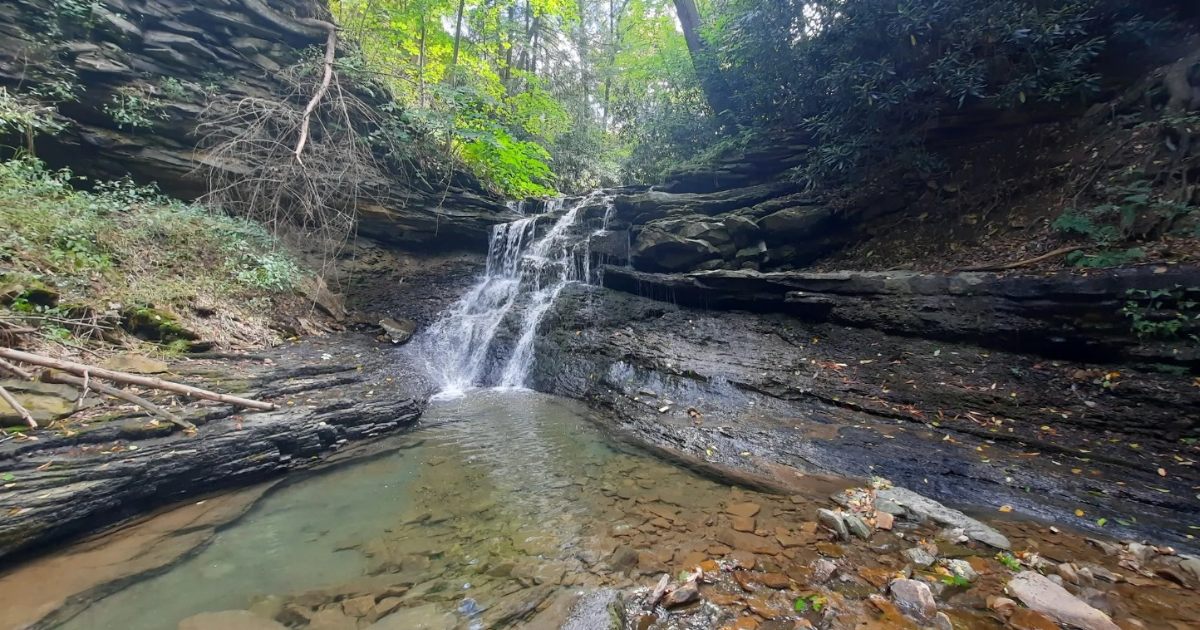 Hidden Gem Waterfall In Johnstown, Pennsylvania