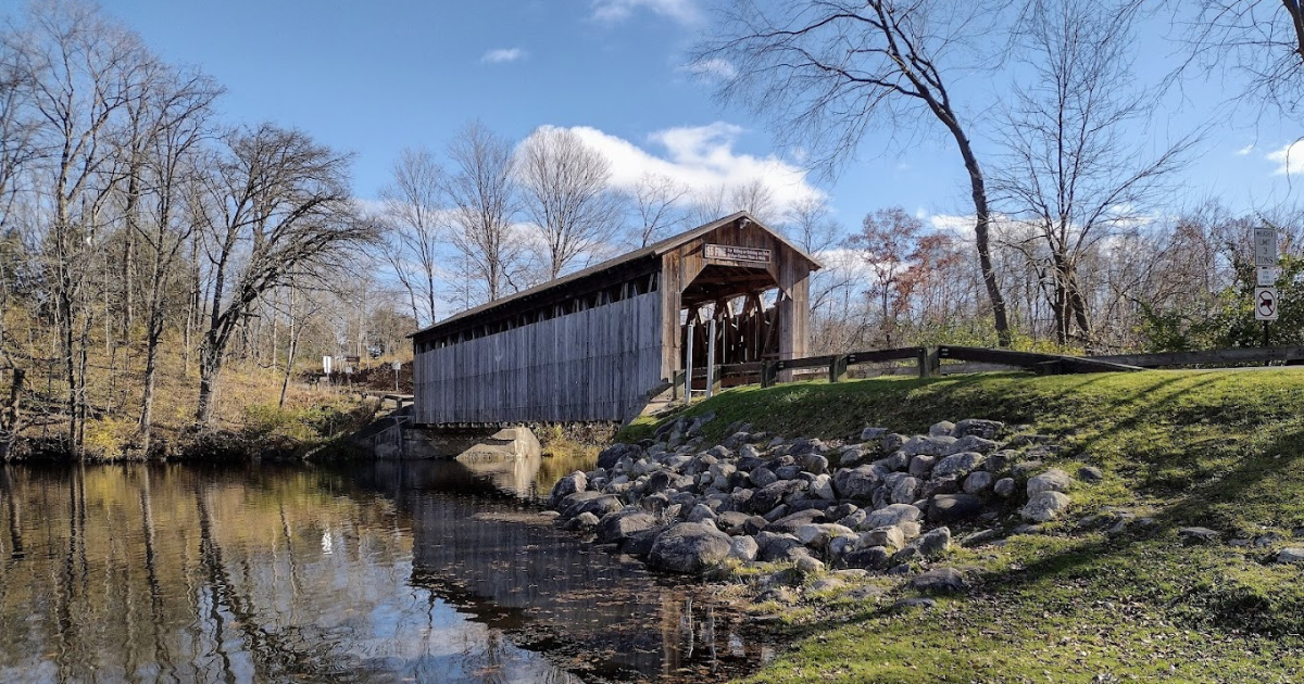 Nothing Is More Idyllic Than This Historic Bridge In Michigan