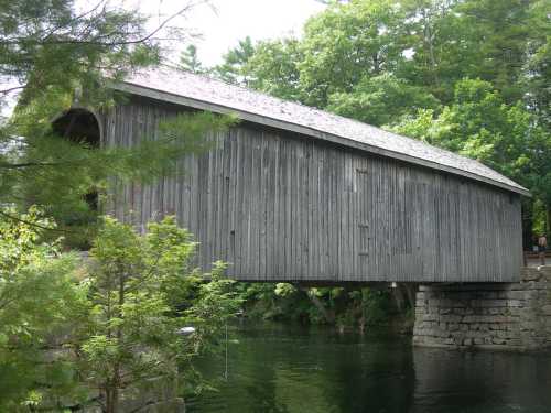 Crossing This Covered Bridge In Maine Is Like Walking Through History