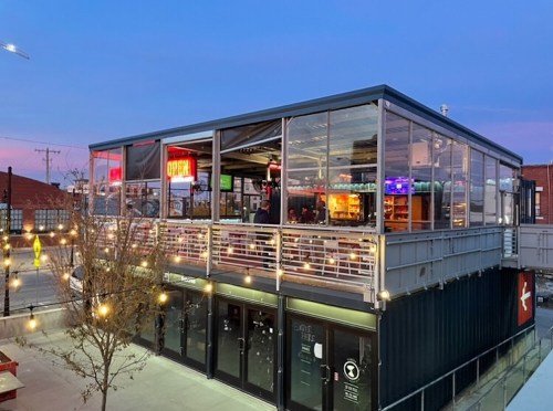The Boxyard: A Shipping Container Shopping Center In Oklahoma