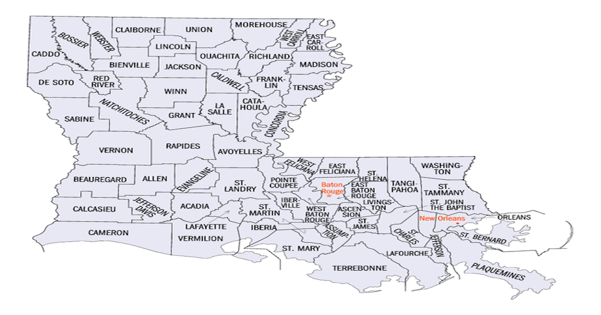 The History Of Louisiana Parishes And Why We Use Them