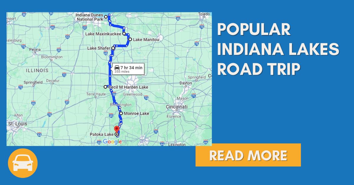 This Scenic Road Trip In Indiana Leads To 7 Pristine Lakes