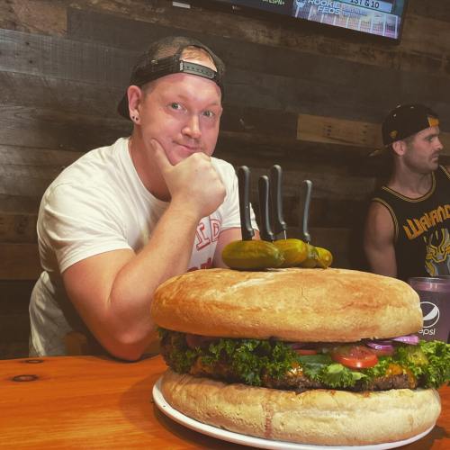 The Largest Burger In Tennessee Is Found At The Kooky Canuck