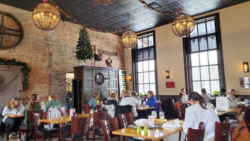 Dine At A Historic Train Depot Restaurant Near Cleveland