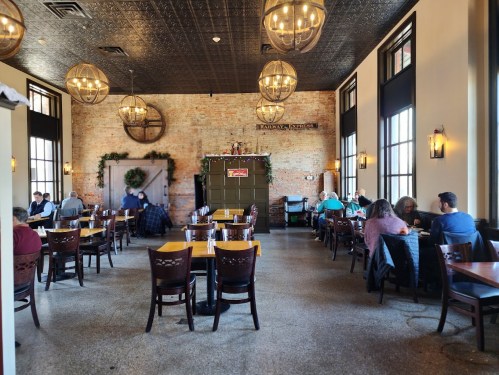 Dine At A Historic Train Depot Restaurant Near Cleveland