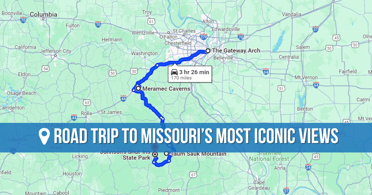 Discover 5 Of Missouri’s Most Iconic Views On This Epic 3.5-Hour Road Trip