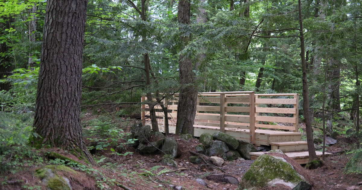 Lovely New Hampshire Nature Walk: N'dakinna Trail
