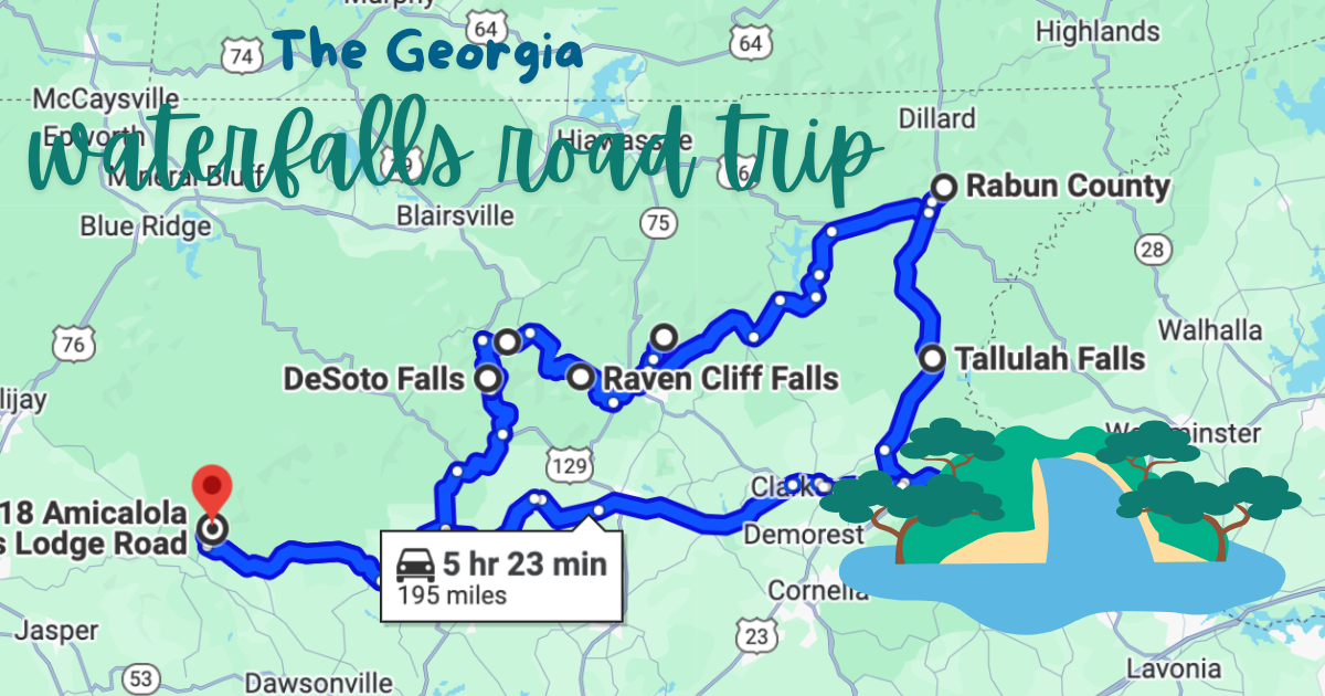 Ultimate Georgia Waterfalls Road Trip Guide