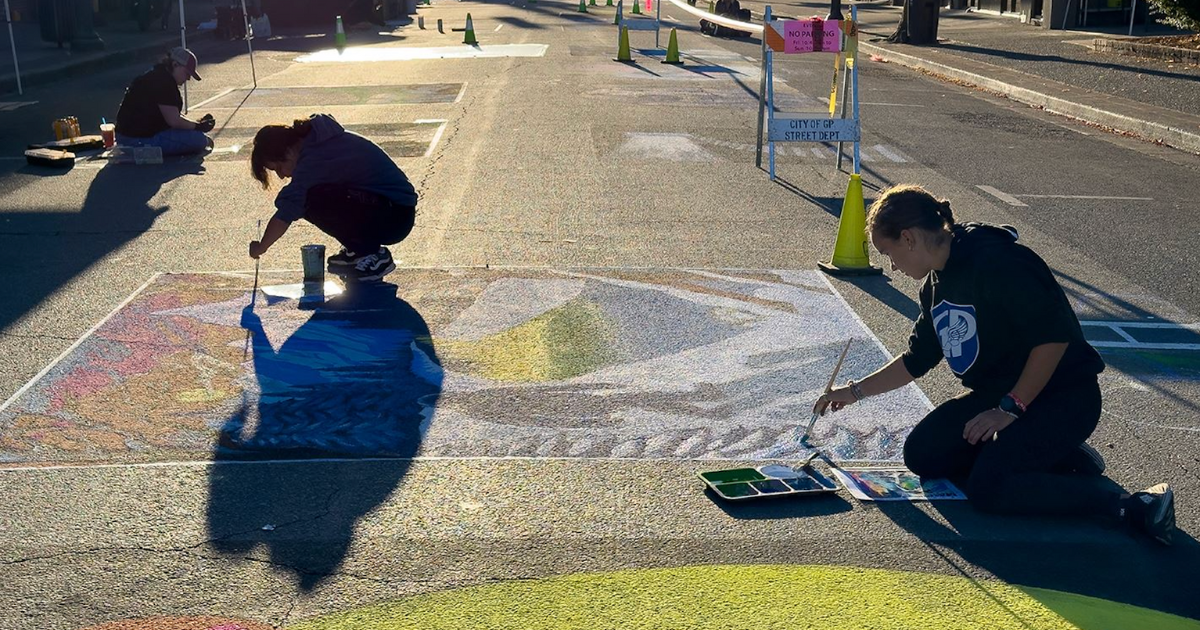 Art Along the Rogue: Street Painting Festival in Grants Pass, Oregon