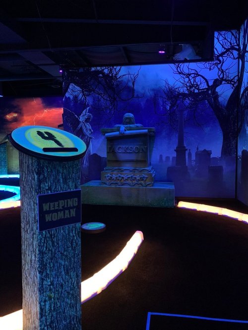 Try Blacklight Mini Golf With Cryptids In Morgantown, West Virginia