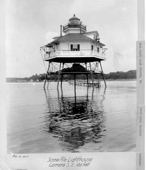 Drum Point Lighthouse In Maryland Has A Beautiful View